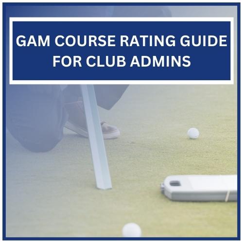 Course Rating for Clubs – Golf Association of Michigan